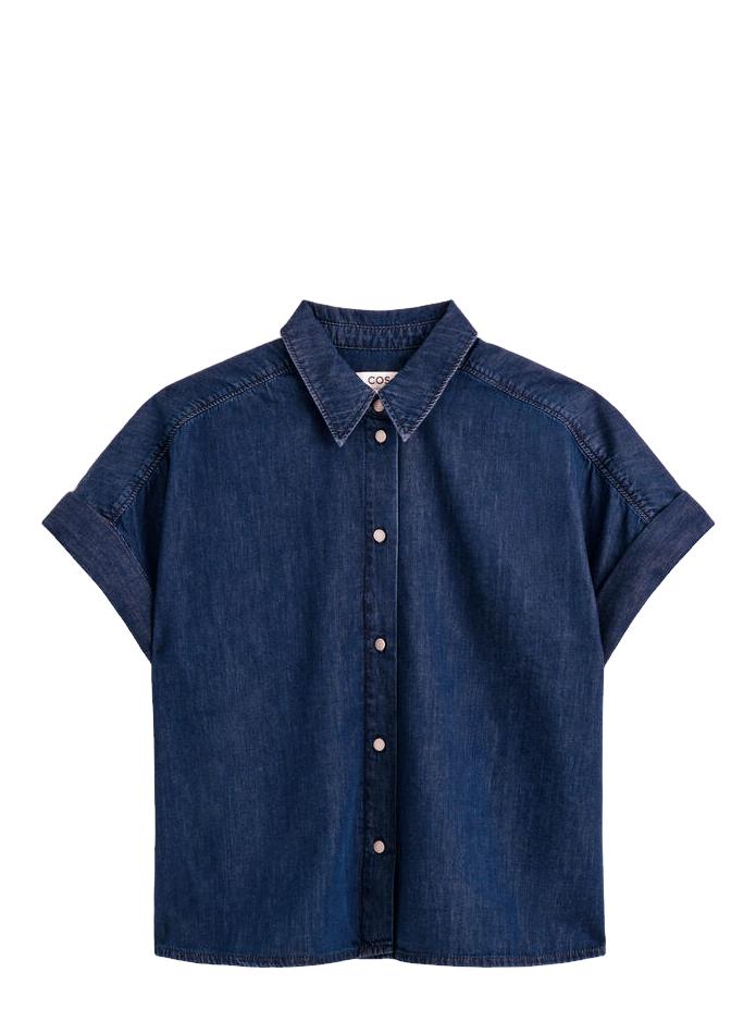 COS COS Short-Sleeved Denim Shirt